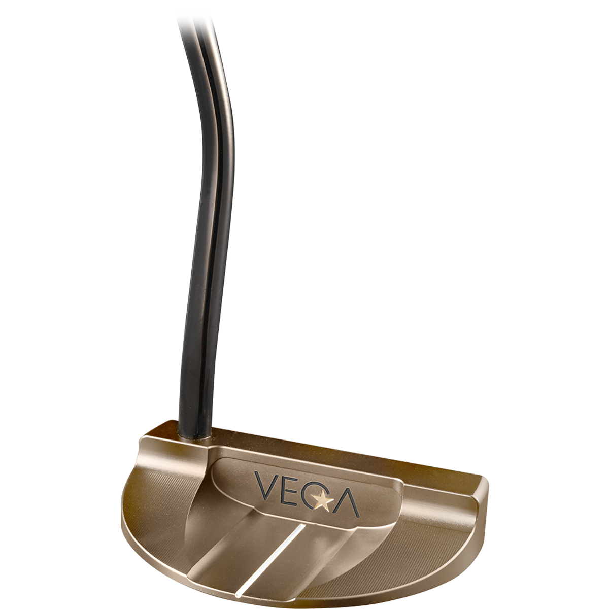 VEGA Merak Gold SM Heel Putter from VEGA Golf. Worldwide shipping